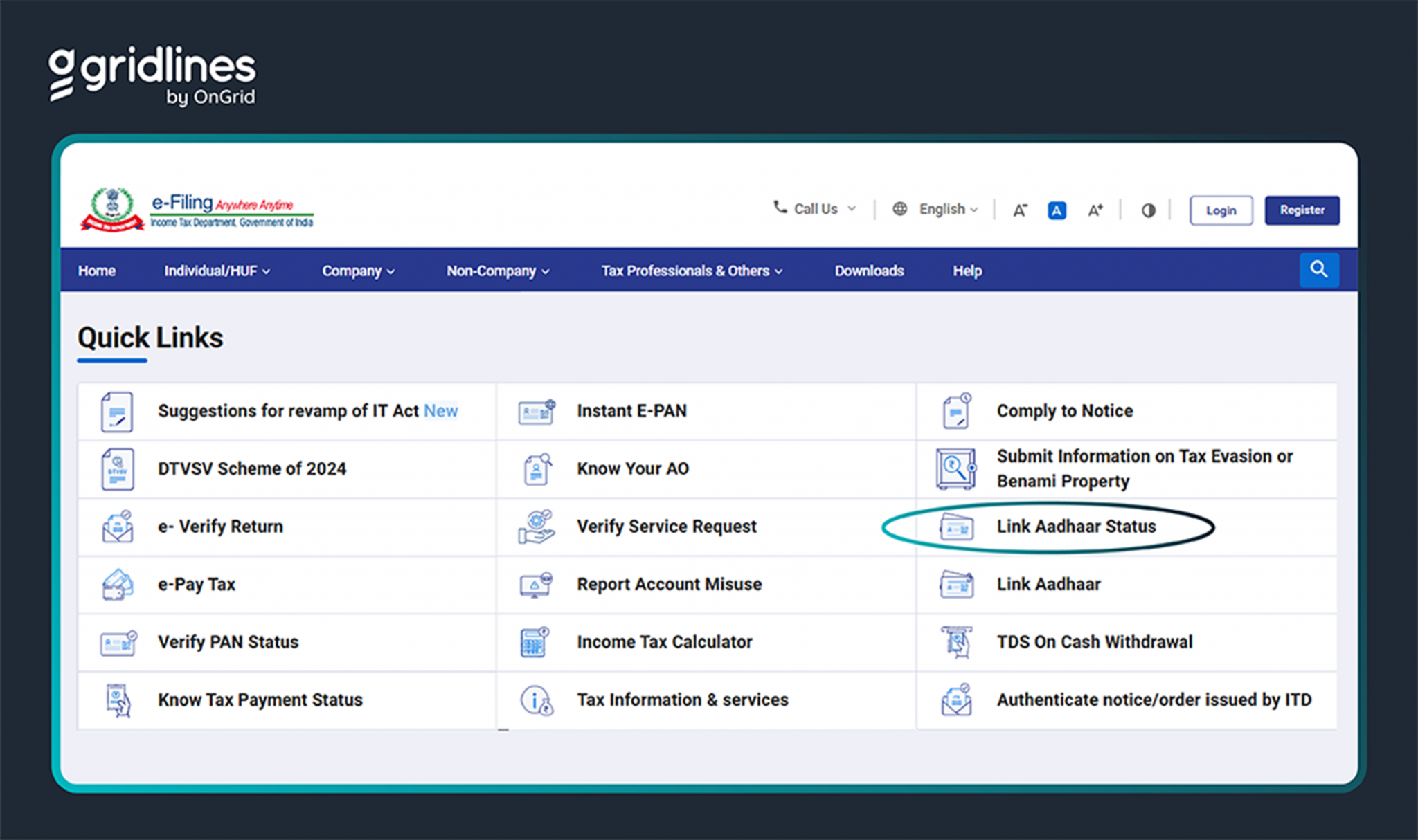How to Check Aadhaar PAN Link Status?